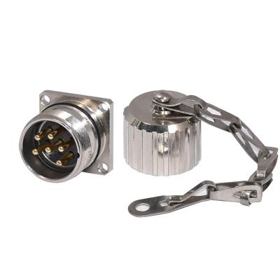 China Rigoal M23 Waterproof Connector 1.5A 10mm Cable Assembly Male Female IP67 for sale