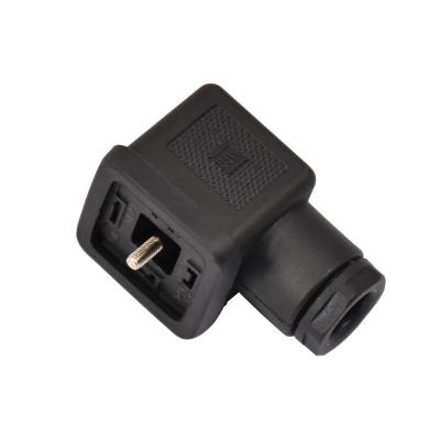China BeCu DIN43650C Assembly Solenoid Valve Connector C Type IP69K 10A for sale