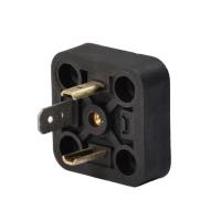 China IEC 61076-2-101 Transparent TPU Solenoid Cable Connector A Type DIN 43650 8A 250V for sale