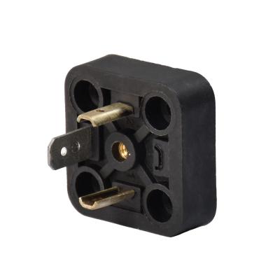 China IEC 61076-2-101 Transparent TPU Solenoid Cable Connector A Type DIN 43650 8A 250V for sale