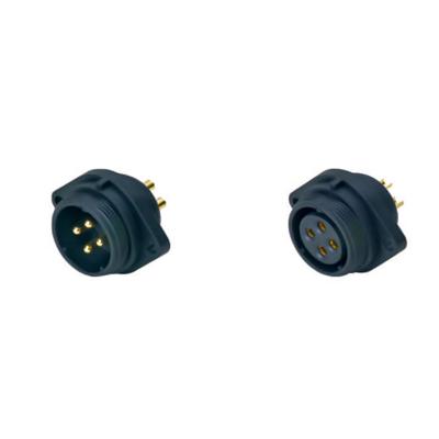 China PPS Insert SP2113 Waterproof Panel Mount Connector 3 4 5 Pin PC Nylon66 for sale
