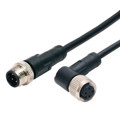 China Transparent TPU GF Screw M12 Sensor Connector PVC Plastic Nut Structure for sale