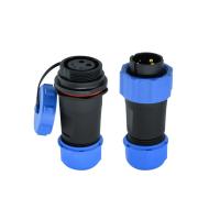 China IP68 Threaded Male Female Connector 12mm Cable 5 7 9 12 Pins Cuzn Pa for sale