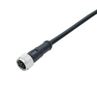 China M8 B Code Solenoid Valve Connector Field Attachable 5p Molded Sensor Pa66 for sale