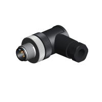 China M12 Waterproof Plastic Series Connector 4-8mm Cable Diameter Straight 90 Degree Elbow for sale