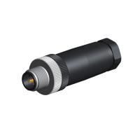 China M12 Plastic Sensor Connector 4-8 Pin IP67 250V Screw Termination Male Female Straight Right Angle for sale