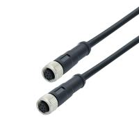 China Straight Plug M8 Waterproof Connector Pa66 Insert 8P Female for sale