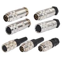 China Field Wirable M16 Waterproof Connector Male Female 2-12 Poles IP67 Circular Connector for sale