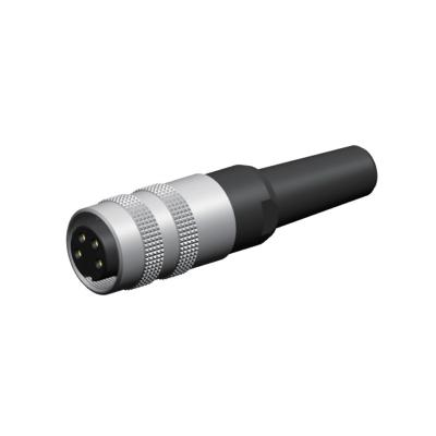 China M16 4 Pin Circular Connector IP67 Waterproof Male Female Plastic Liner 60V 7A for sale