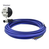 China A Coded Waterproof Circular Connector Female Male M12 12 17 Pin Angled Screw for sale