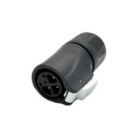 China IP67 Waterproof Power Connector K16 6.5mm Cable 6 Pin Male Female Aviation Plug for sale