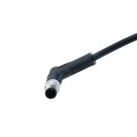 China IP67 Waterproof Circular Connector Female Molding M5 M8 M12 Black Cable for sale