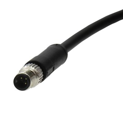 China M5 Waterproof Circular Plastic Connector 3P/4P IP67 IP68 Rated 60V 1A for Automotive Applications for sale