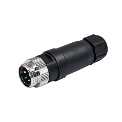 China IP68 Female Male Waterproof Wire Connector 2 - 17 Pin Assembly for sale