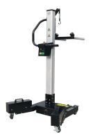 China Easy Portable Tire And Wheel Lifting Device With Swivel Wheels for sale