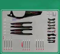 China Ambient lights Rainbow symphony dynamic piano black mold design  for Cadillac XT5 for sale