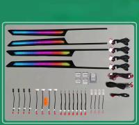 China Ambient lights Rainbow symphony dynamic Lattice mold design for VW CC(2021-2024) for sale