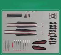 China Ambient lights RGB carbon fiber Radium carving + saddle fiber for Porsche Macan (2018-2024) for sale