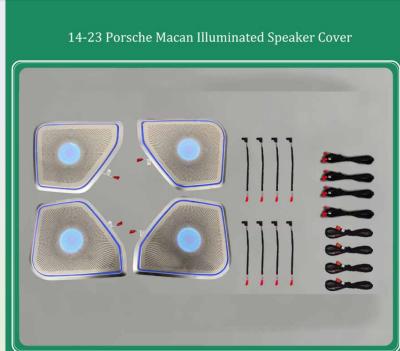 China Ambient lights selective breeding Luminous horn cover  for Porsche Macan(2014-2023) for sale