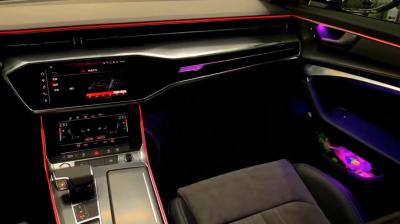 China Ambient lights RGB Radium carving Four doors  for Audi A6L(2019-2024) for sale