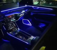 China Ambient lights Rainbow symphony dynamic Radium carving+Perfect central control for Audi A6L(2019-2023) for sale