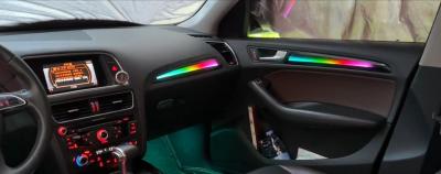 China Ambient lights Streamer behavior piano black +saddle mold Mold design for Audi Q5 (2010-2018) for sale