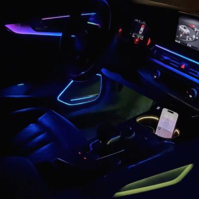 China Two Door Edition+Midranger Horn cover 24 Lights Phantom coloored for 17-24 style Audi A 5 Ambient Light for sale