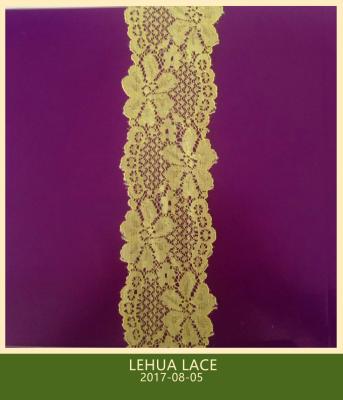 China Hot Selling and nice quality Nylon Spandex Stretchy Brazil Lace from China for sale
