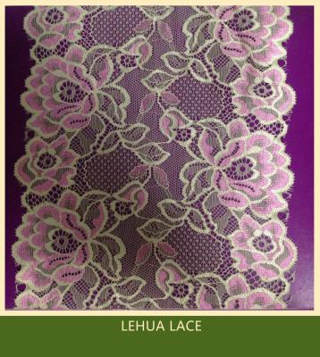 China Hot Selling and nice quality Nylon Spandex Stretchy Brazil Lace from lehua China for sale