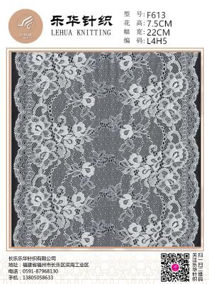 China 22cm mixed color elastic lace for underwear handmade dresses and scarves for sale