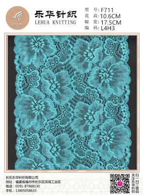 China 17.5cm Mixed color knitted lace handmade sexy underwear bra fabric for sale