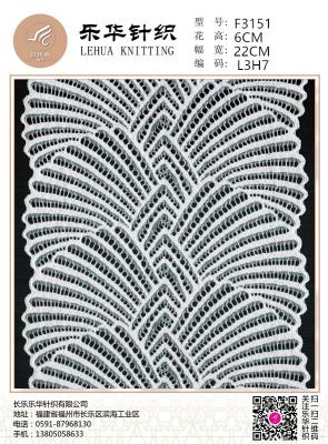 China Width 22 cm hollow elastic lace DIY beauty back underwear lace safety pants dress clothing accessories for sale