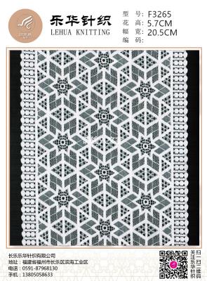 China Width 20.5 cm hollow elastic lace DIY beauty back underwear lace safety pants dress clothing accessories for sale