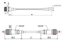 China Outdoor Communication Fiber Optic Patch Cord Cable ODC -2 ODC -4 ODC Connector for sale