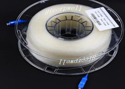 China 1KM G652D Bare Fiber Optic Spool For Test  Single Fiber Optic Cablewith Connectors for sale