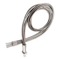 China Endoscope Fiber Bundle Light Cable Flexible Stainless Steel Hose 1000nm Customized Glass Bare Fiber Optic Light Guide for sale
