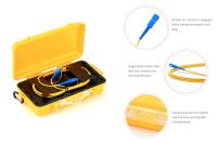 China Customized Single Mode   SC  FC ST LC APC UPC  Fiber Optic OTDR Launch Cable Box for sale