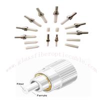 China Non standard products can be customized Varied End faces WHITE Fiber Optic Ceramic Ferrule for sale