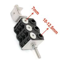 China RF coaxial feeder cables RRU Fiber Optic Cable  Power Cable Combined Hole Cable Clamp for sale