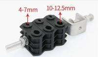 China RF coaxial feeder cables RRU Fiber Optic Cable  Power Cable Combined Hole Cable Clamp for sale