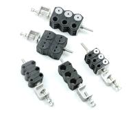China RF Coaxial Feeder Cables  Combined Hole Cable Clamp feeder cable clamp Fiber Cable Clamp Hangers for sale
