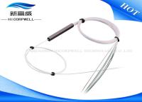 China 250um PLC Bare Fiber Optic Splitter 1x8 Steel Tube WDM Optical Access 8 Port for sale