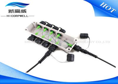 China 1:8 1:4 Splitting Ratios Fiber Optic Components Parts SC APC Waterproof Connectors for sale