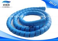 China Hose Wire Cable Case  Fiber Optic Patch Cables Soft  Plastic Spiral Guard  Tube Cover for sale