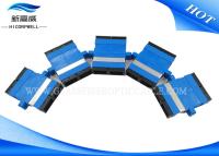 China SC UPC Duplex Fiber Optic Components Flange Port Fiber Optic Adapter Green Blue for sale