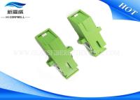 China SM SC APC Fiber Optic Components Sinplex Fiber Optic Adapter Auto Shutter for sale