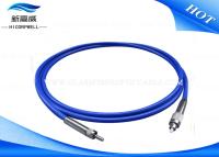 China Black Paintcoat Fiber Optic Patch Cables SMA 905 Connector IEC 60794 Approved for sale