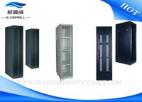 China FTTH 32U 42U 45U Fiber Optic Lc Patch Panel Stand Cabinet Powder Coating for sale