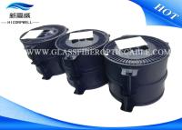 China OTDR Launch Drum 250 Micron Fiber Optic Cable Spool SM 9 / 125um G652D Fiber Simplex 3.0mm for sale