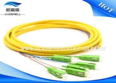 China SC APC Fiber Optic Pigtail IEC 60794 100m - 1000m Length With LSZH PVC Jacket for sale
